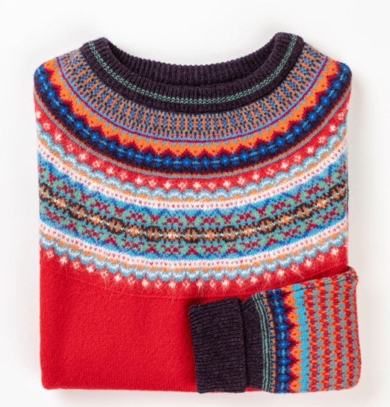 Alpine Sweater in Crabapple - Old Chapel Gallery