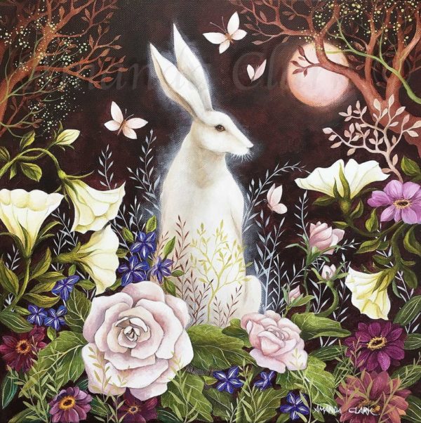 ‘Language of Flowers’ Hand Embellished Print - Old Chapel Gallery