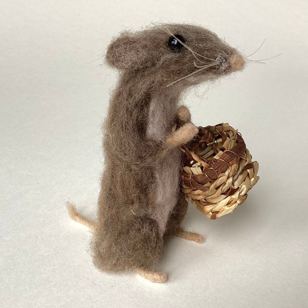 'Mouse with Basket' - Old Chapel Gallery
