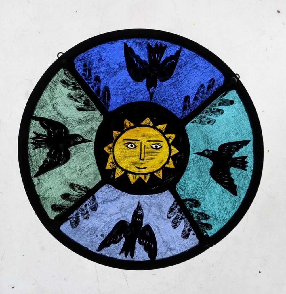 'Bird and Sun Roundel' - Old Chapel Gallery